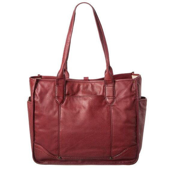 Frye | Bags | Frye Campus Leather Tote Red | Poshmark